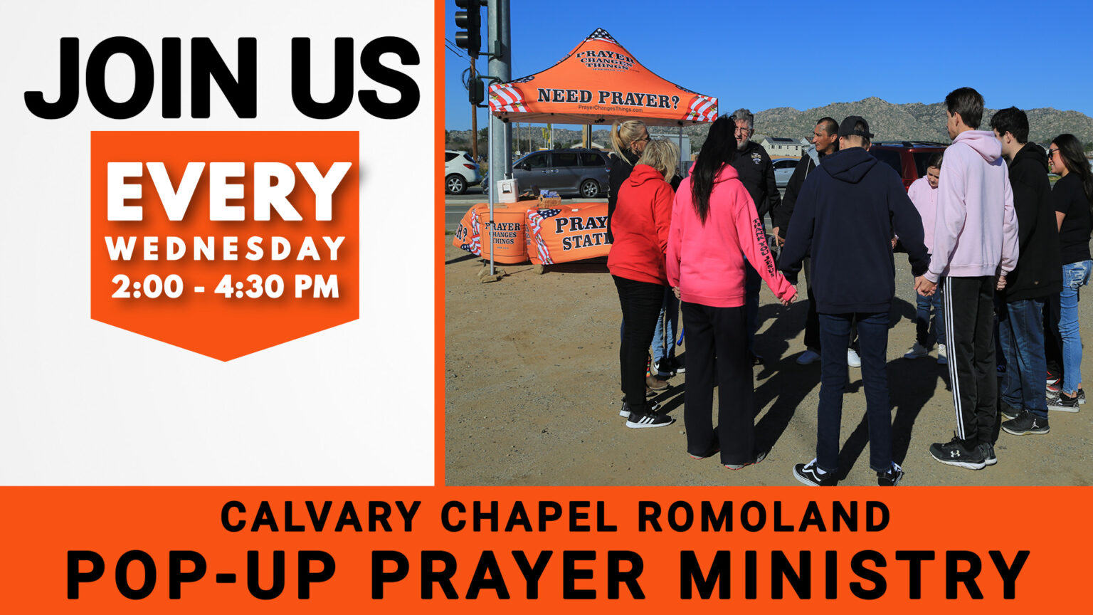 Pop-Up Prayer Ministry - U Turn for Christ