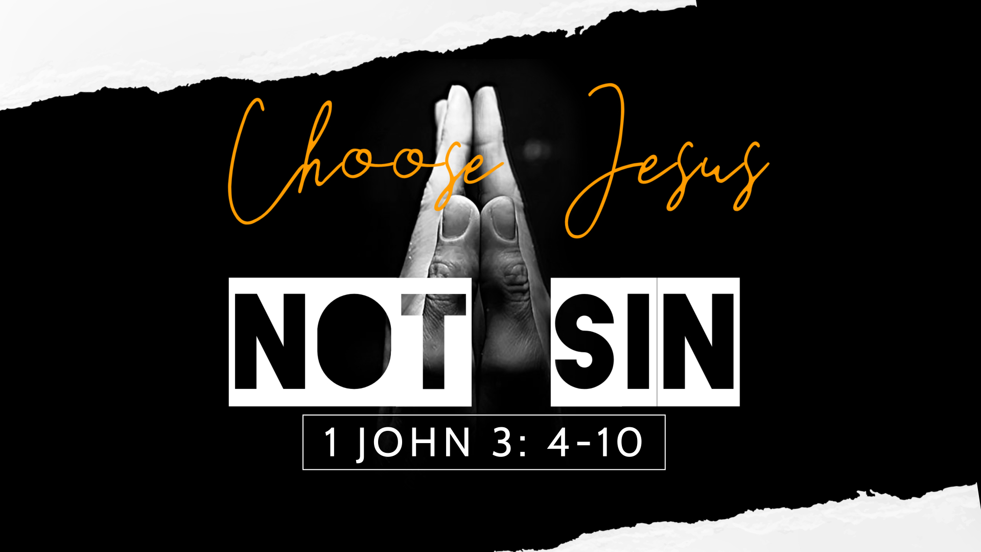 Choose Jesus Not Sin - U Turn For Christ